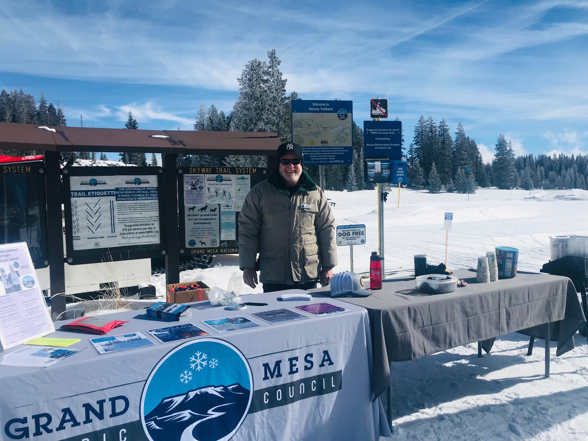 Outreach Table - Saturday, March 30, 2024 - Grand Mesa Nordic Council